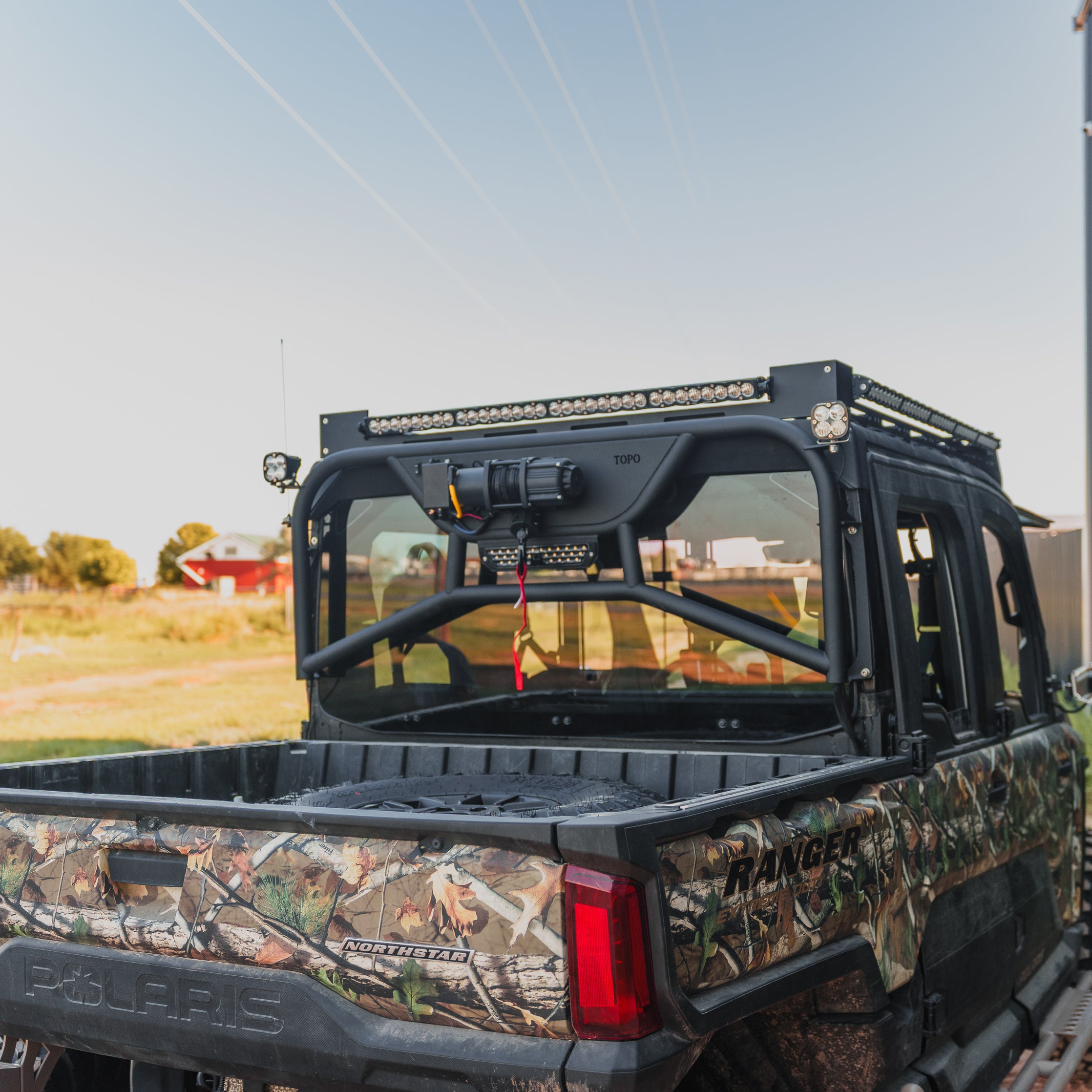 Polaris Ranger XD 1500 Winch Headache Rack – Topo Motorsports
