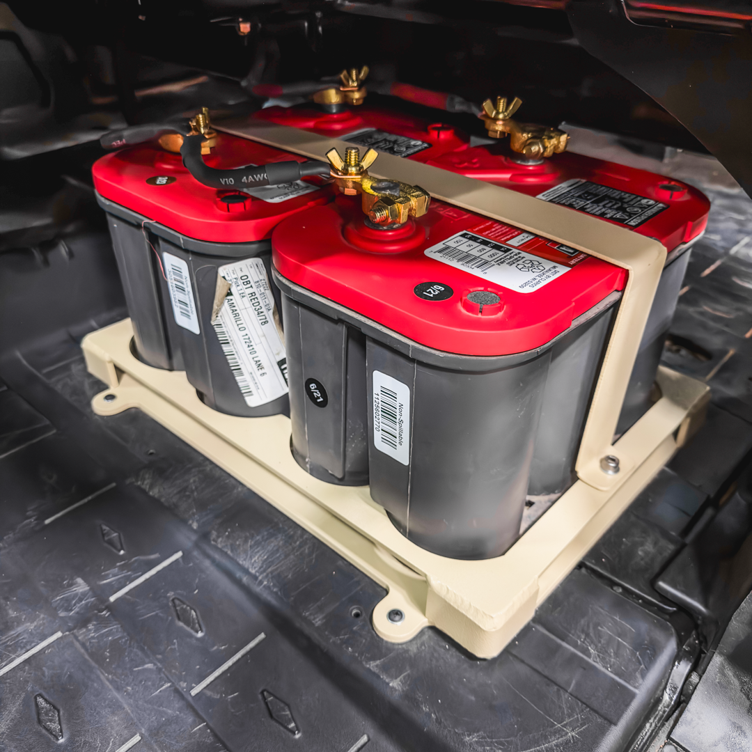 Can-Am Dual Optima Battery Holder/Mount – Topo Motorsports