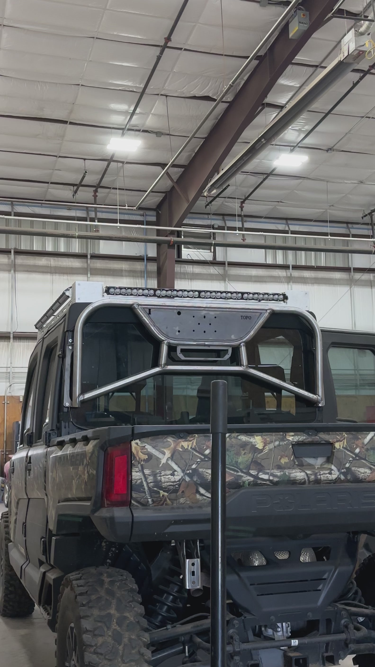 Polaris Ranger XD 1500 Winch Headache Rack – Topo Motorsports